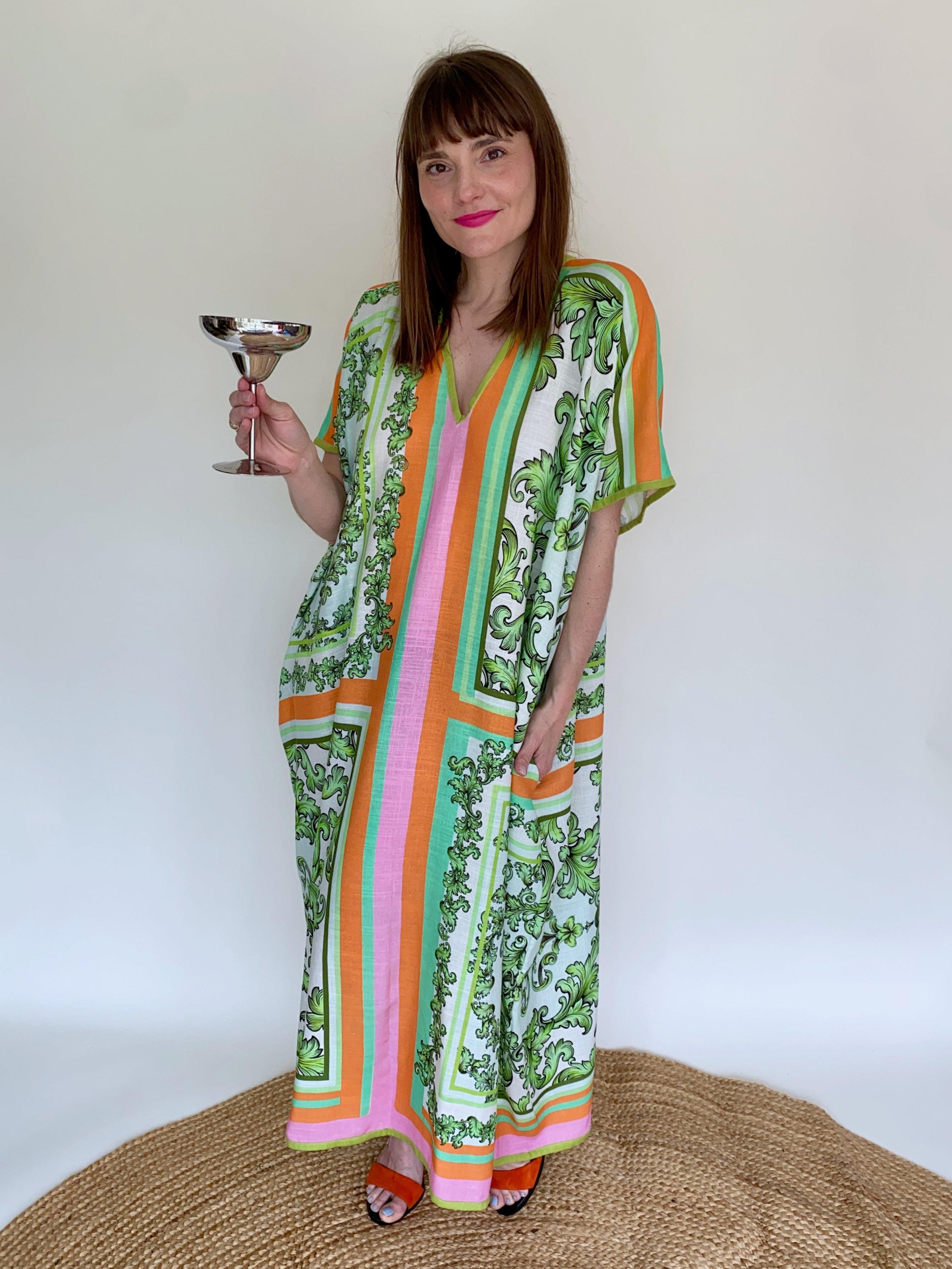 Kakee Kaftan in Geo Garden | Kaftans | Drinking Dresses